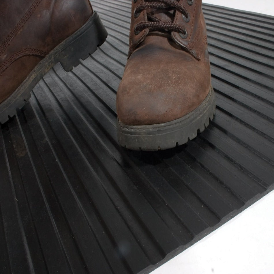 Broad Ribbed Rubber Matting - Heavy Duty Non-Sli.. | Slip-Not®